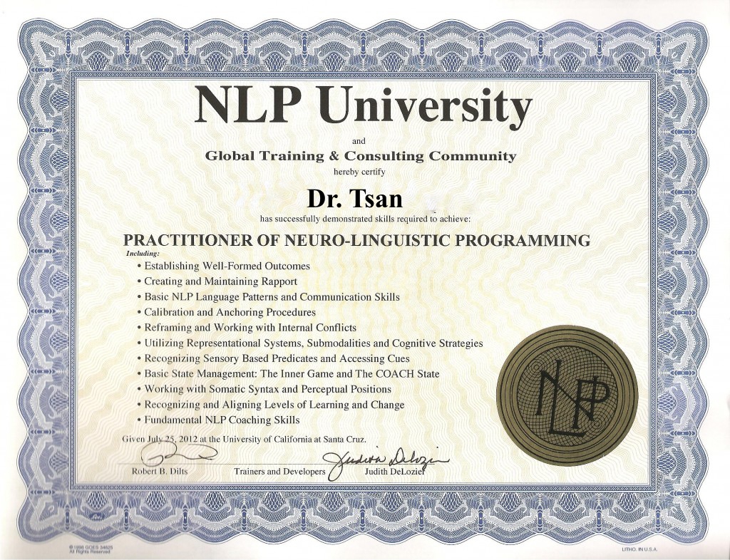 Neuro-Linguistic Programming, Philadelphia Hypnotherapy Clinic